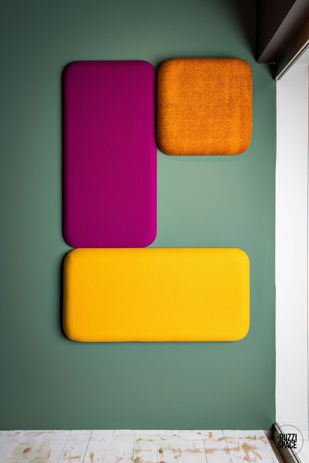 Quiet Mark | BuzziSpace BuzziTab Soft Acoustic Panels